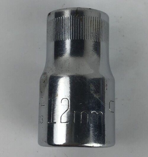 Craftsman 12mm 12 Point 1/2" Drive Shallow Socket VV 44233 Made In USA ...