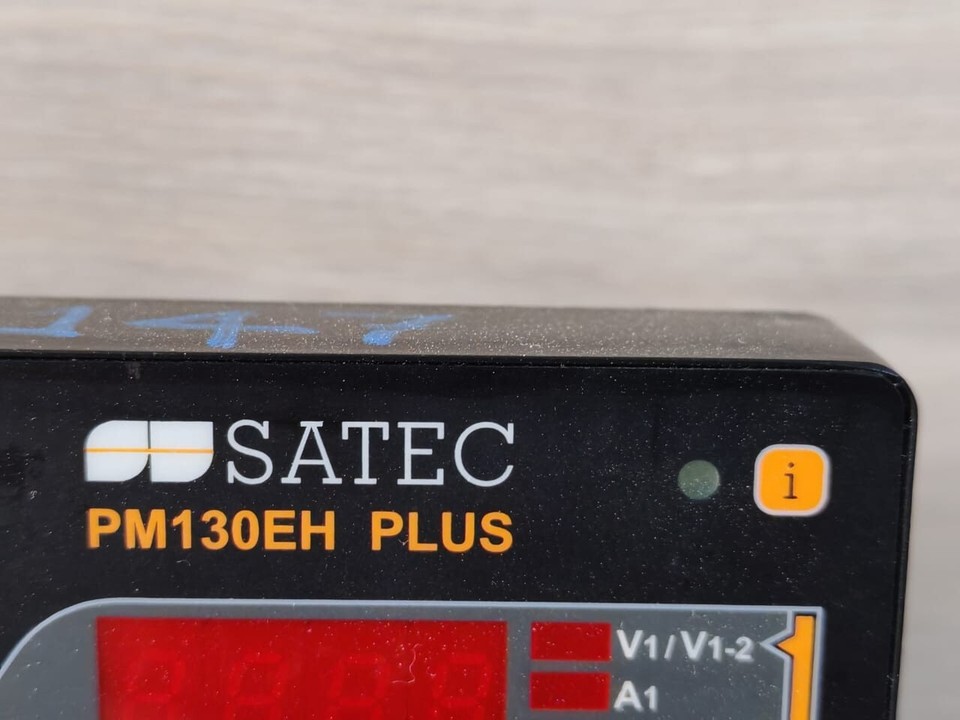 SATEC PM130EH-PLUS MULTI-FUNCTIONAL POWER METER 9VA 50/60Hz- W/ FILTHY ...