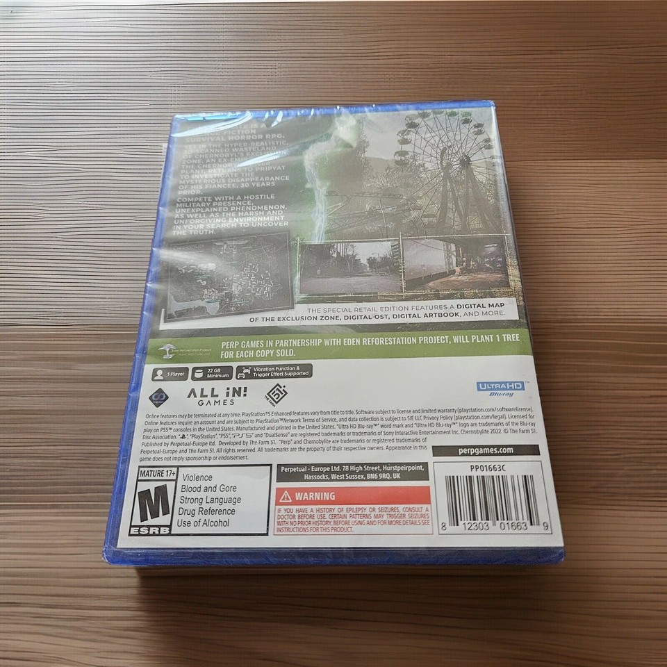 Chernobylite - PS5 / PLAYSTATION 5 SONY (BRAND NEW Factory Sealed) US ...