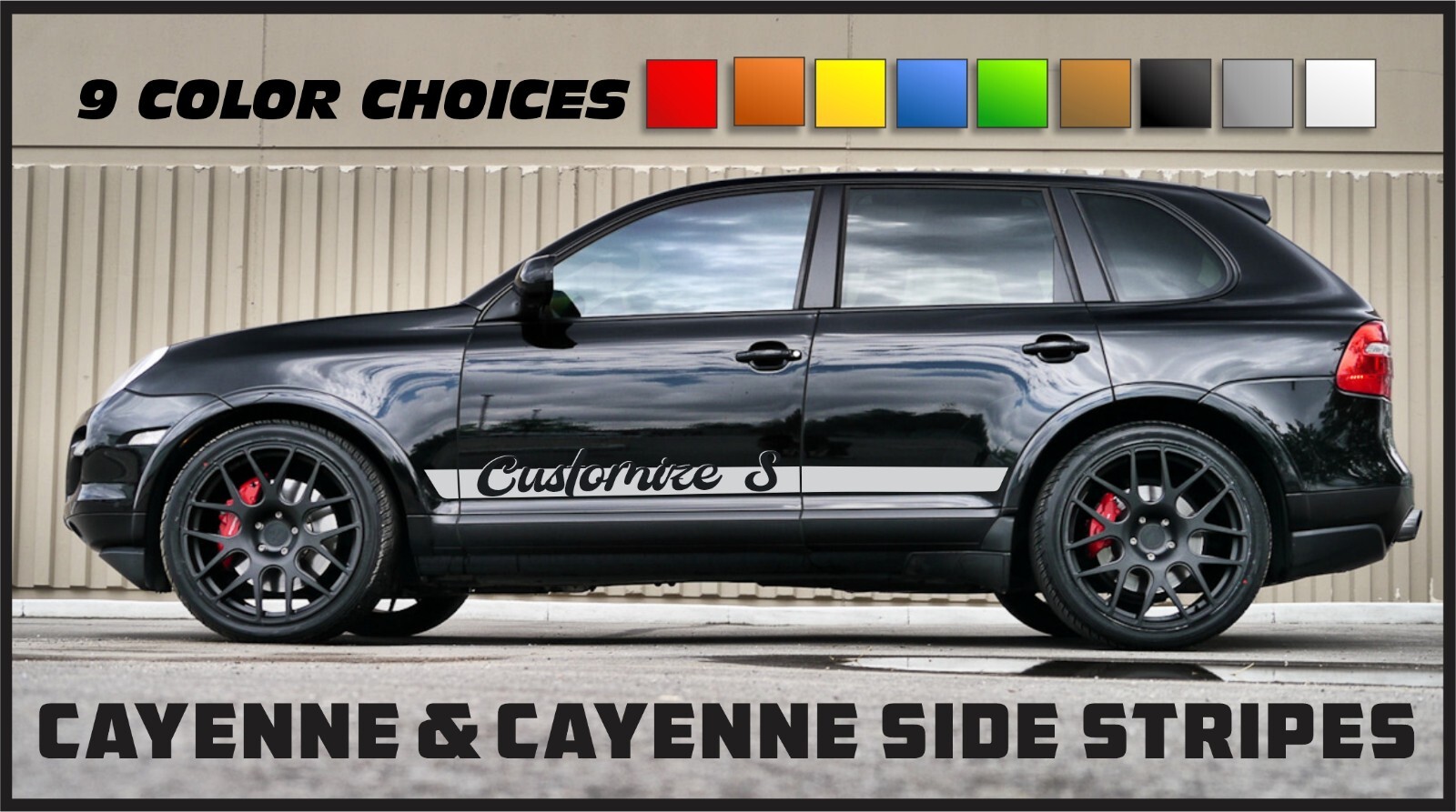 Side Stripes for Porsche Cayenne & Cayenne S | eBay