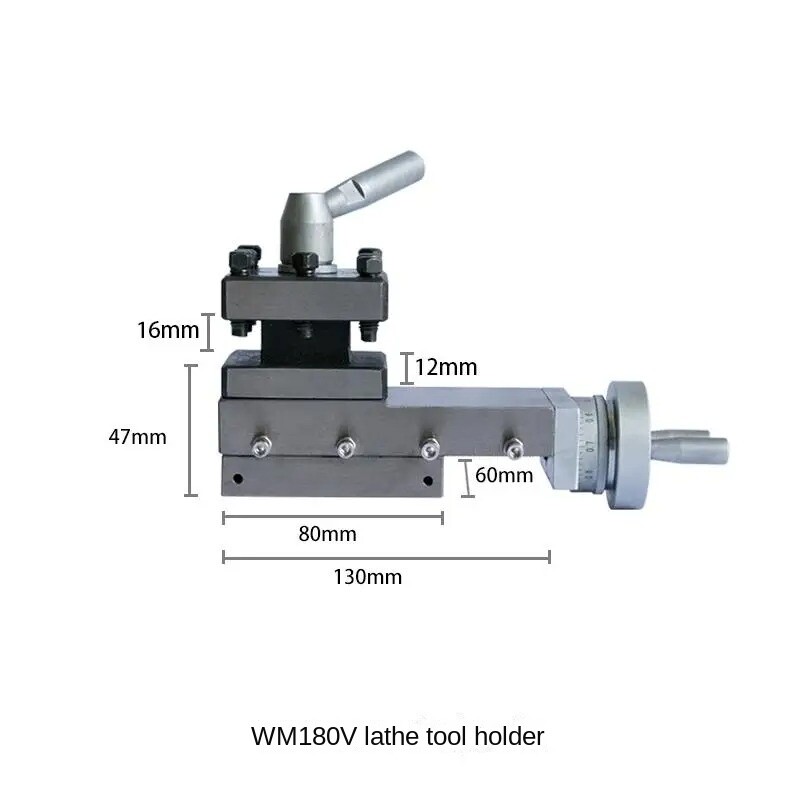 180 210 Lathe Tool Post Wm180V /PL180V/Square Tool Post Lathe ...