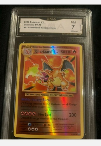 2016 Pokemon Glurak Charizard XY Evolution lvl.76 Reverse 11/108 Like ...