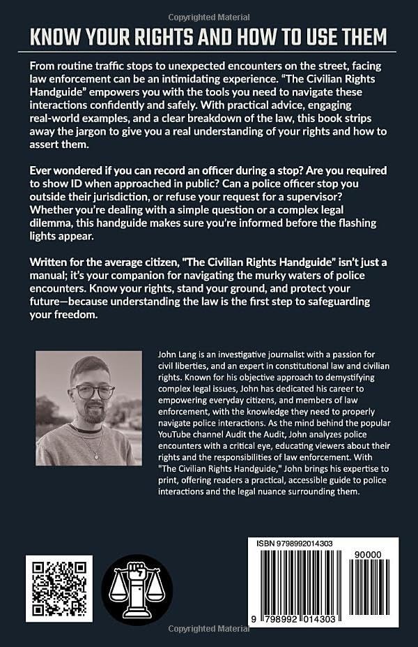 The Civilian Rights Handguide: A Citizen's Guide to Navigating Police ...