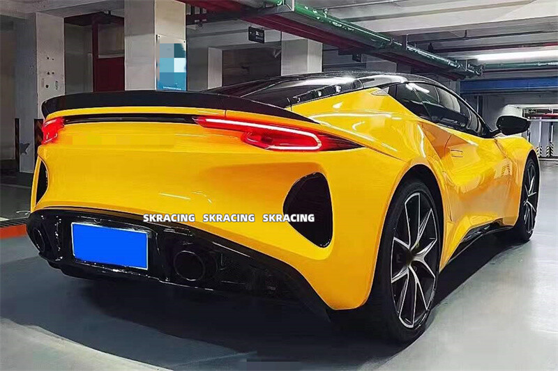 3Pcs Real Carbon Fiber Fits Lotus Emira 2023-2025 Rear Trunk Lid ...