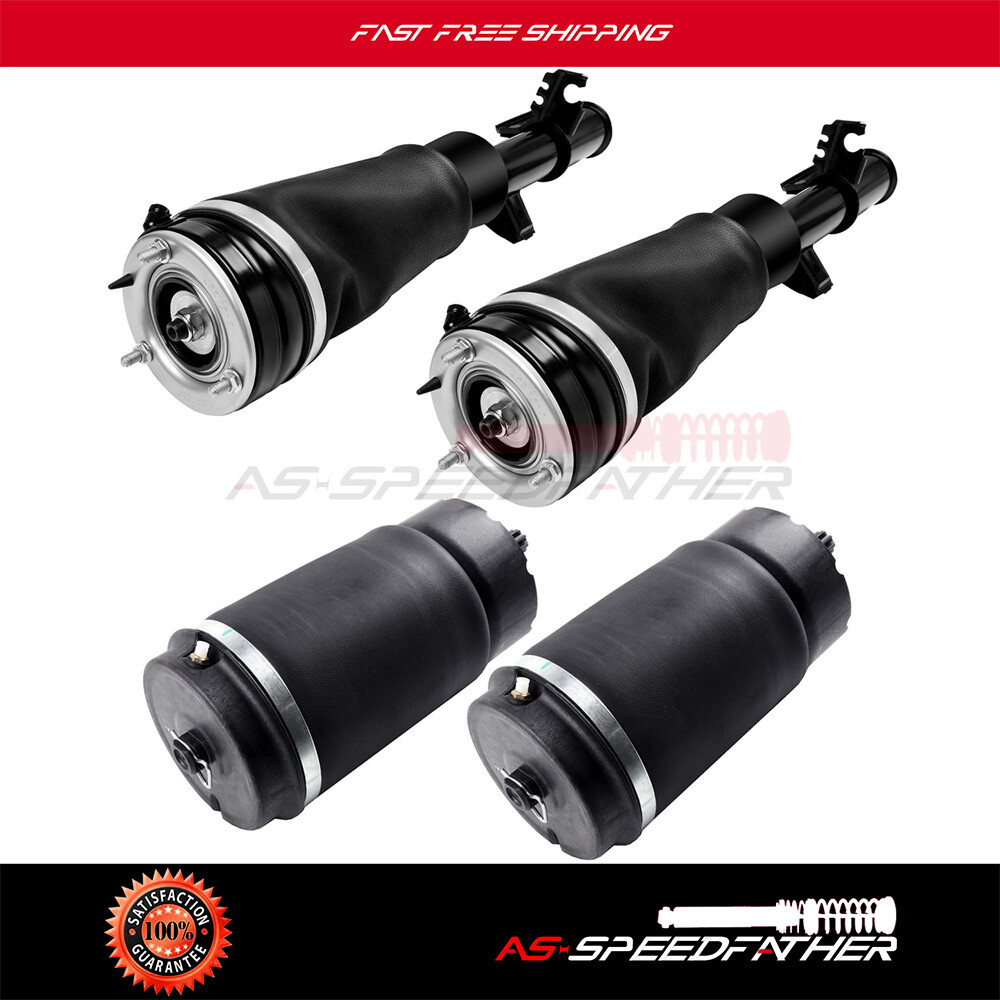 4* Front Rear Suspension Shock Strut Air Spring For Range Rover L322 ...