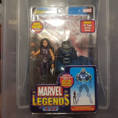 Toybiz Marvel Legends - Apocalypse BAF Wave - X-23 (Purple Variant ...