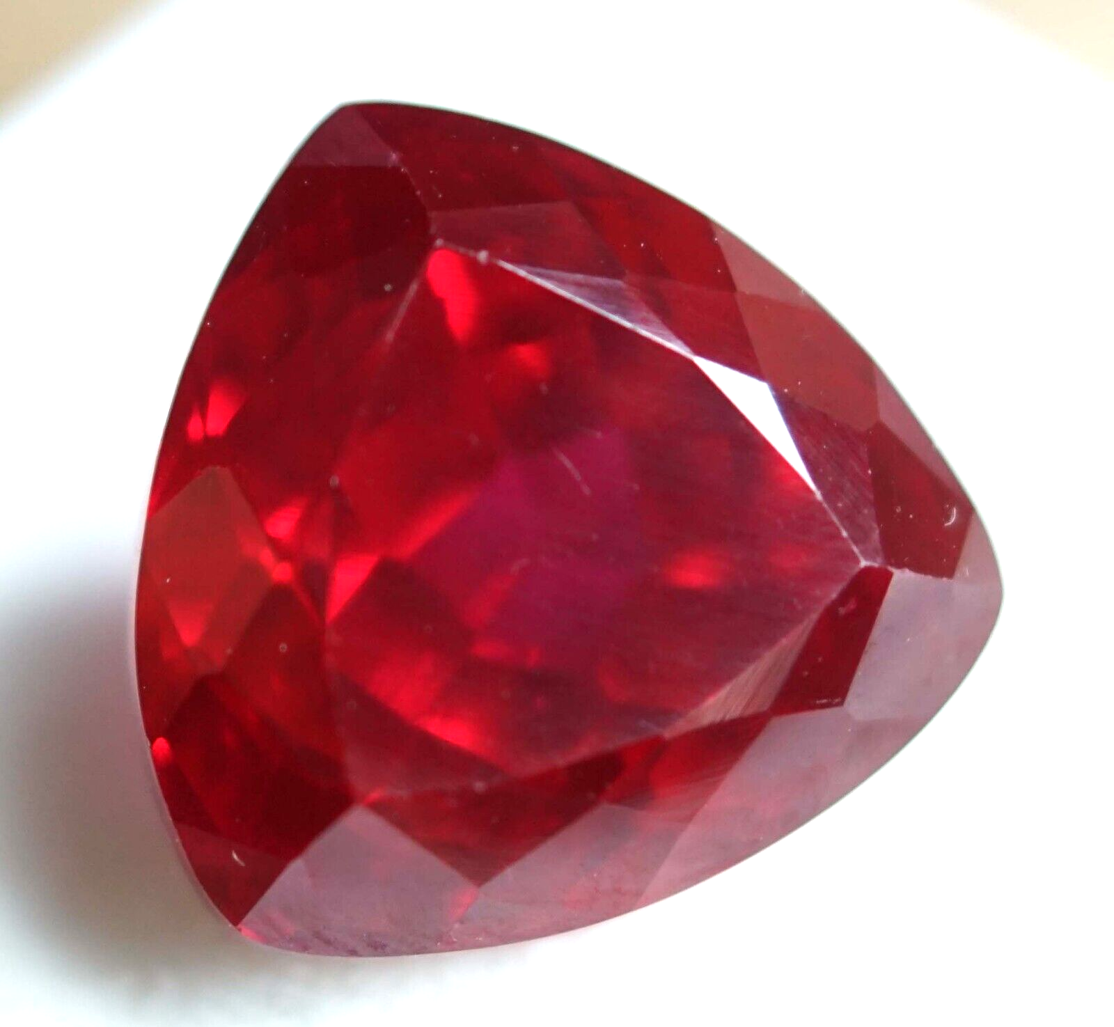 35 Ct Natural Mozambique Blood Red Ruby Certified Loose Gemstone ...
