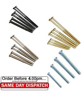 Chrome Black Nickel Brass M3.5 Long Electrical Socket Switch Screws ...