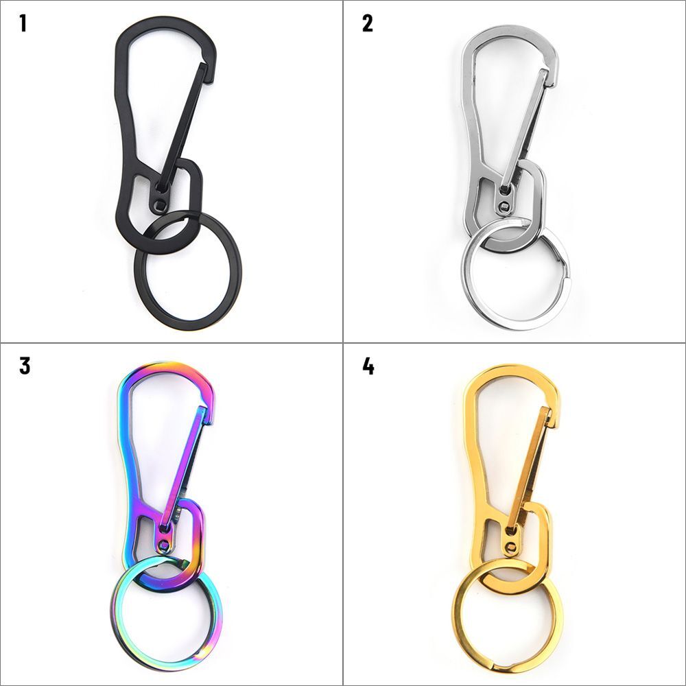 Outdoor Tool Key Ring Hook Climbing Carabiner Keychain Holder Camping ...