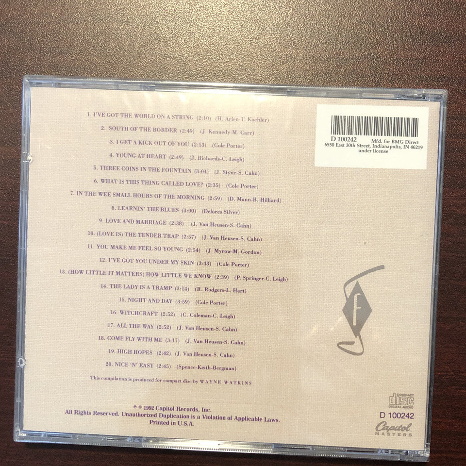 The Best of Frank Sinatra: The Capitol Years CD 1992 NEW Sealed | eBay