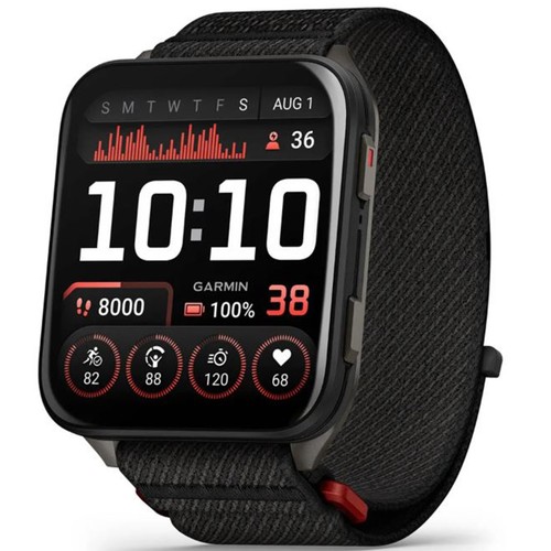 Garmin 010-02980-00 Venu X1 Black ComfortFit Nylon Band Smartwatch ...