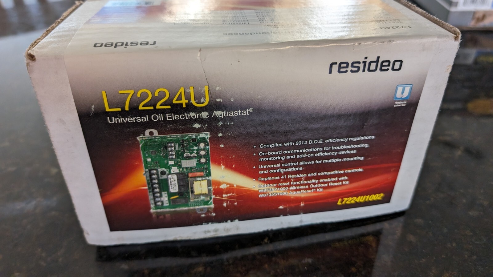 Resideo Honeywell # L7224U1002 Oil Electronic Aquastat for sale online ...