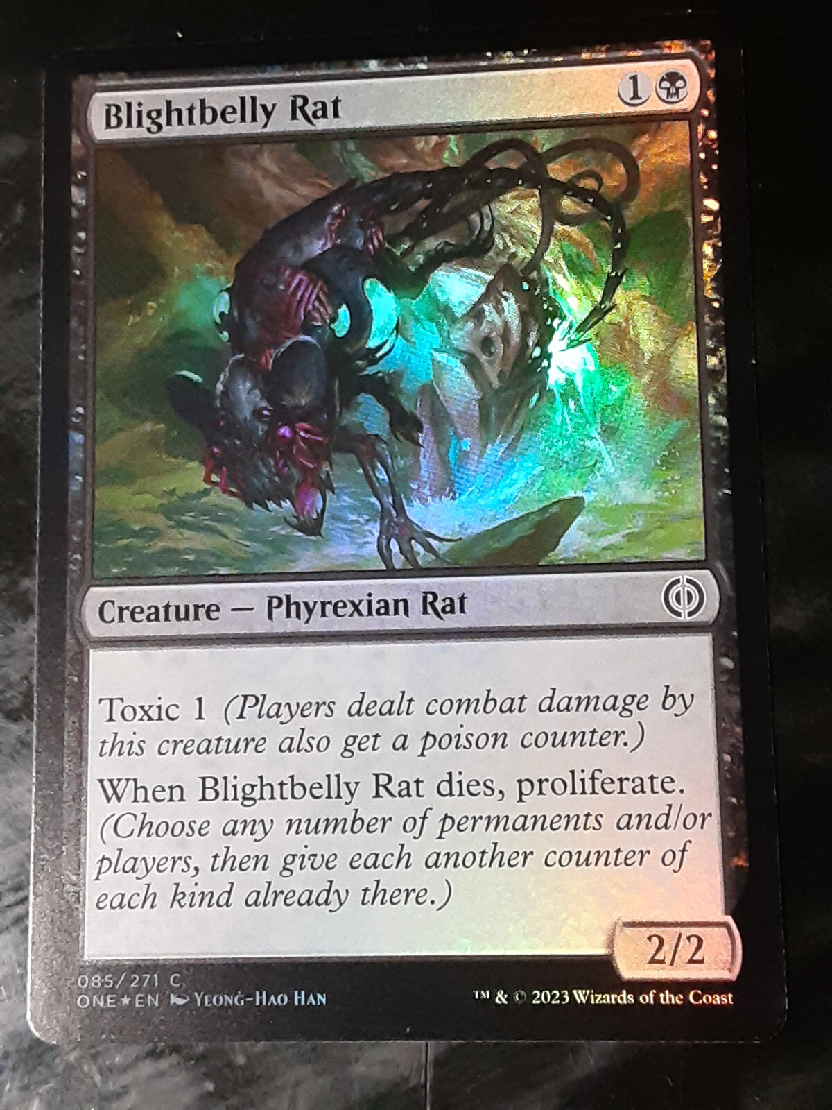 Blightbelly Rate FOIL , Phyrexia AWBO , NM , MTG ,FREESHIPPING | eBay
