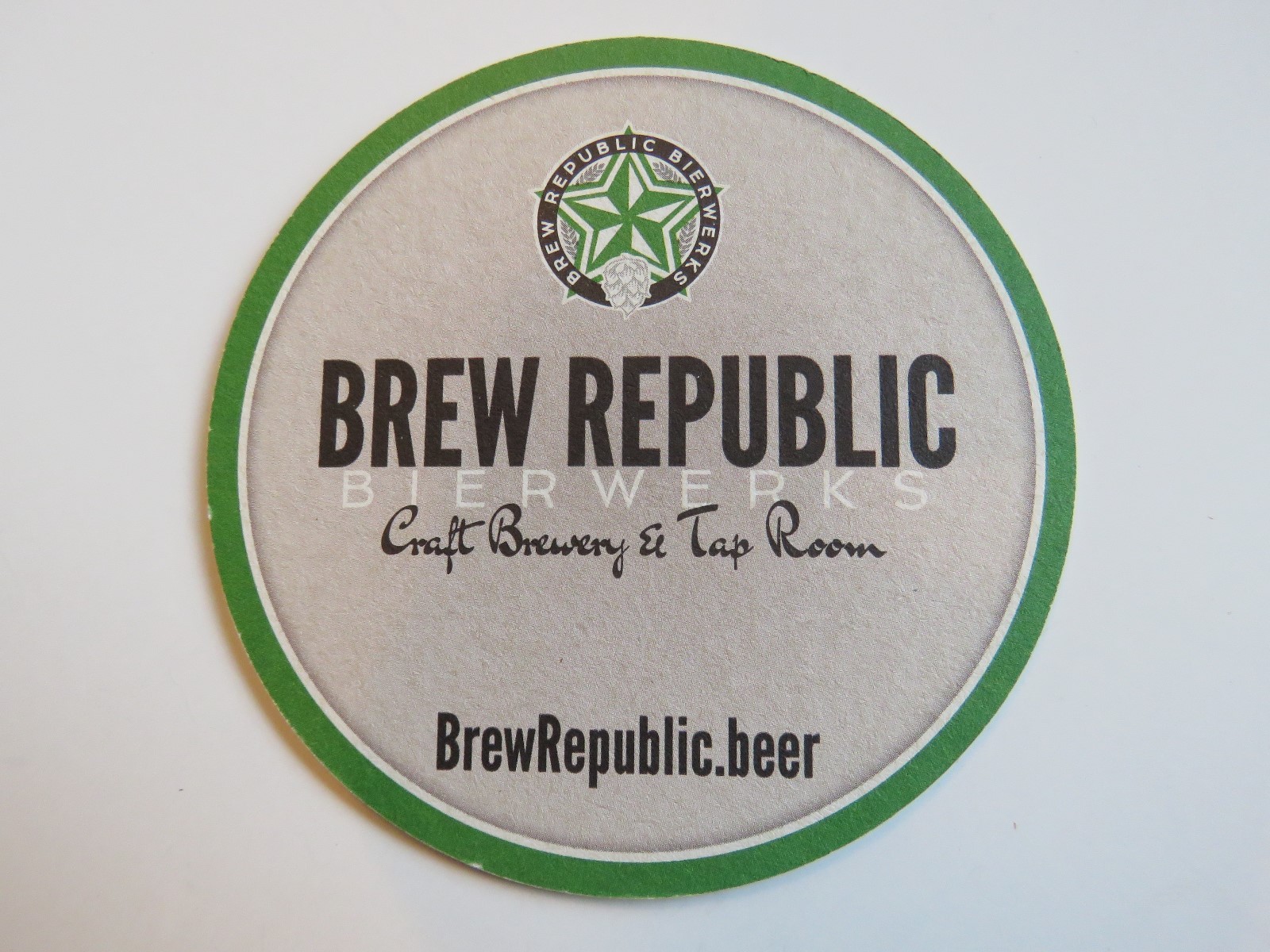 BEER COASTER ~ BREW REPUBLIC Bierwerks Brewery & Kitchen ~ Woodbridge ...