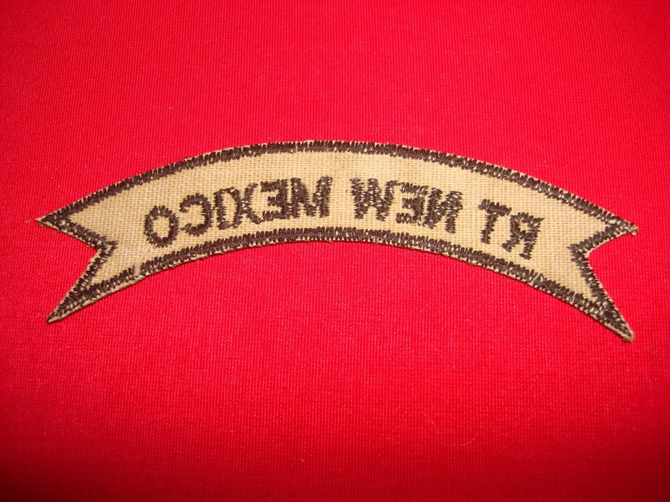 Vietnam War Subdued Scroll Patch US 5th SFGrp MACV-SOG RT NEW MEXICO ...