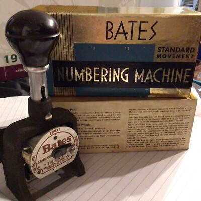 Numbering Machines - Numberer Machine 6 Wheel