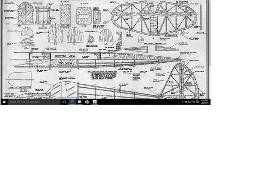 Model airplane aircraft plans rc gas free flight ducted fan airplanes ...