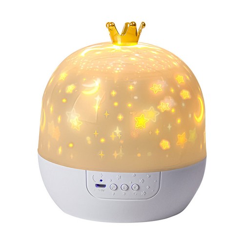 Crown Night Light with Music 3 Light Modes Atmosphere Light for ...