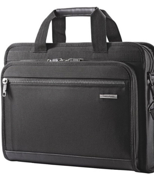Samsonite - Slim Briefcase fits laptop up to 15.6" - Black - | eBay