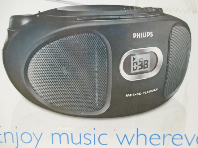 Philips AZ302 CD/Radio Boombox for sale online | eBay