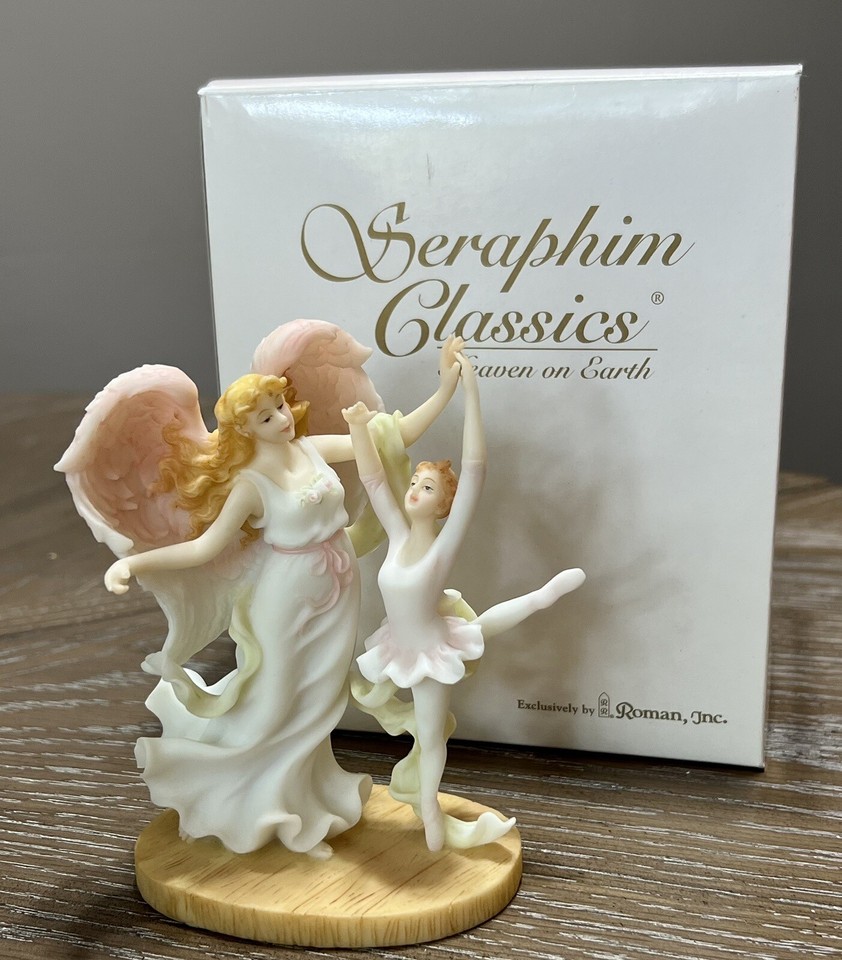 2001 SERAPHIM ROMAN ANGEL BALLERINA BALLET FIGURINE REACHING NEW ...