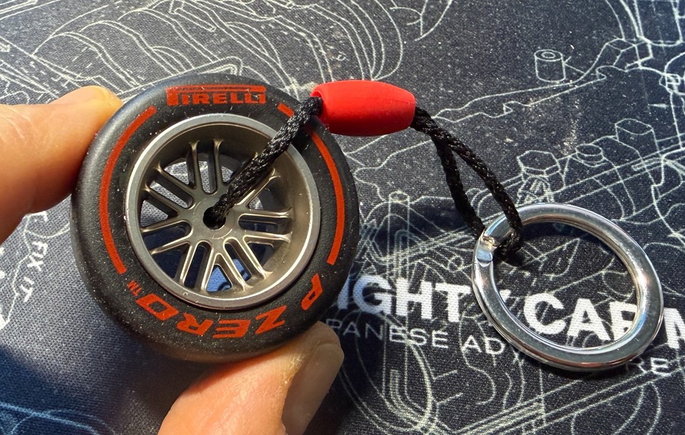 Pirelli Motorsports F1 Official Key Ring Super Soft Red Tyre with ...
