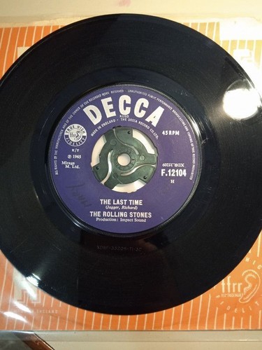 7 Rolling Stones The Last Time F12104 Decca /00080 | eBay