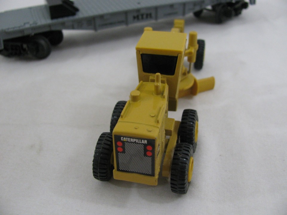 Railking O Gauge MTH Construction Company Flat Car w/ CAT Road Grader ...