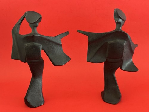 Vintage pair mid century iron dancing Geisha girls! | eBay