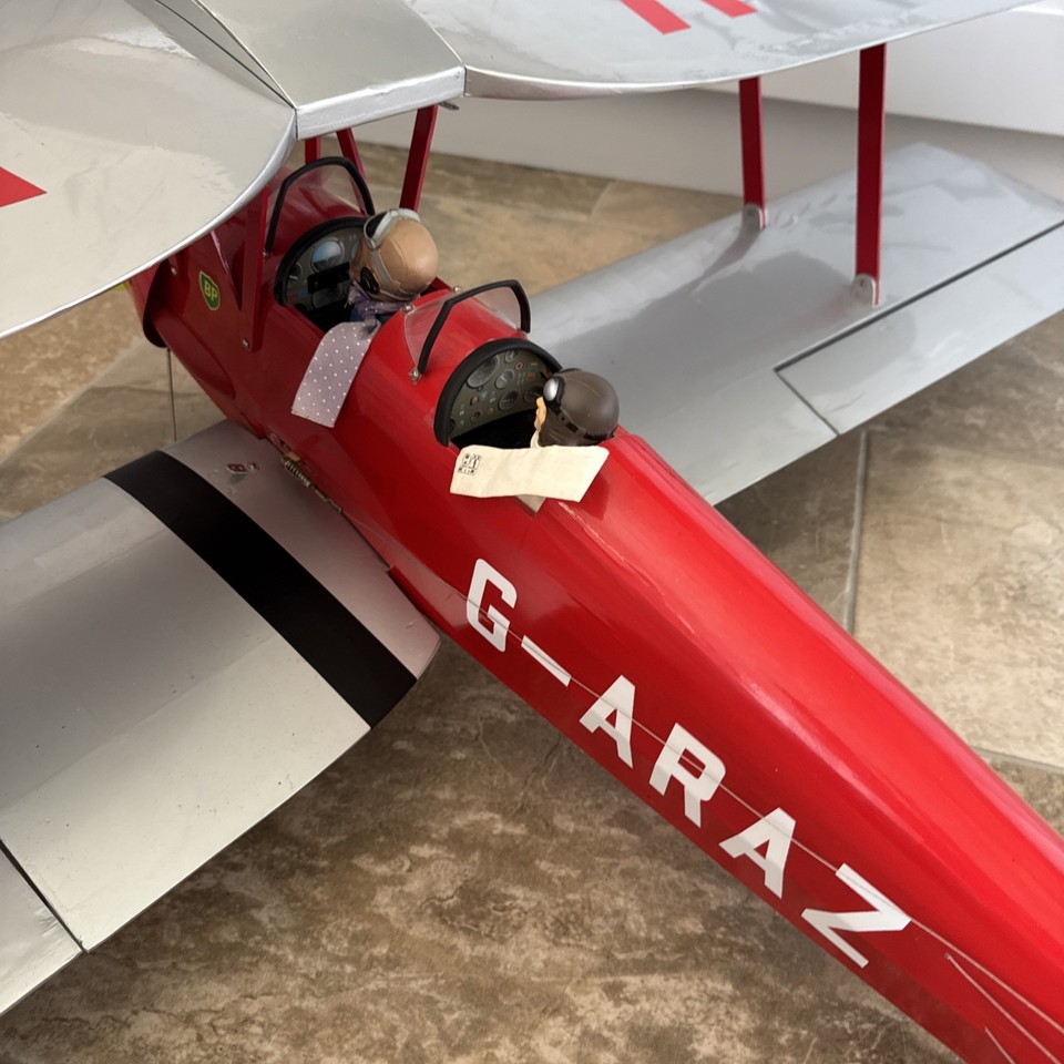 Green Models Tiger Moth RC Biplane 125cm Span SC FS-30 4 Stroke Futaba ...