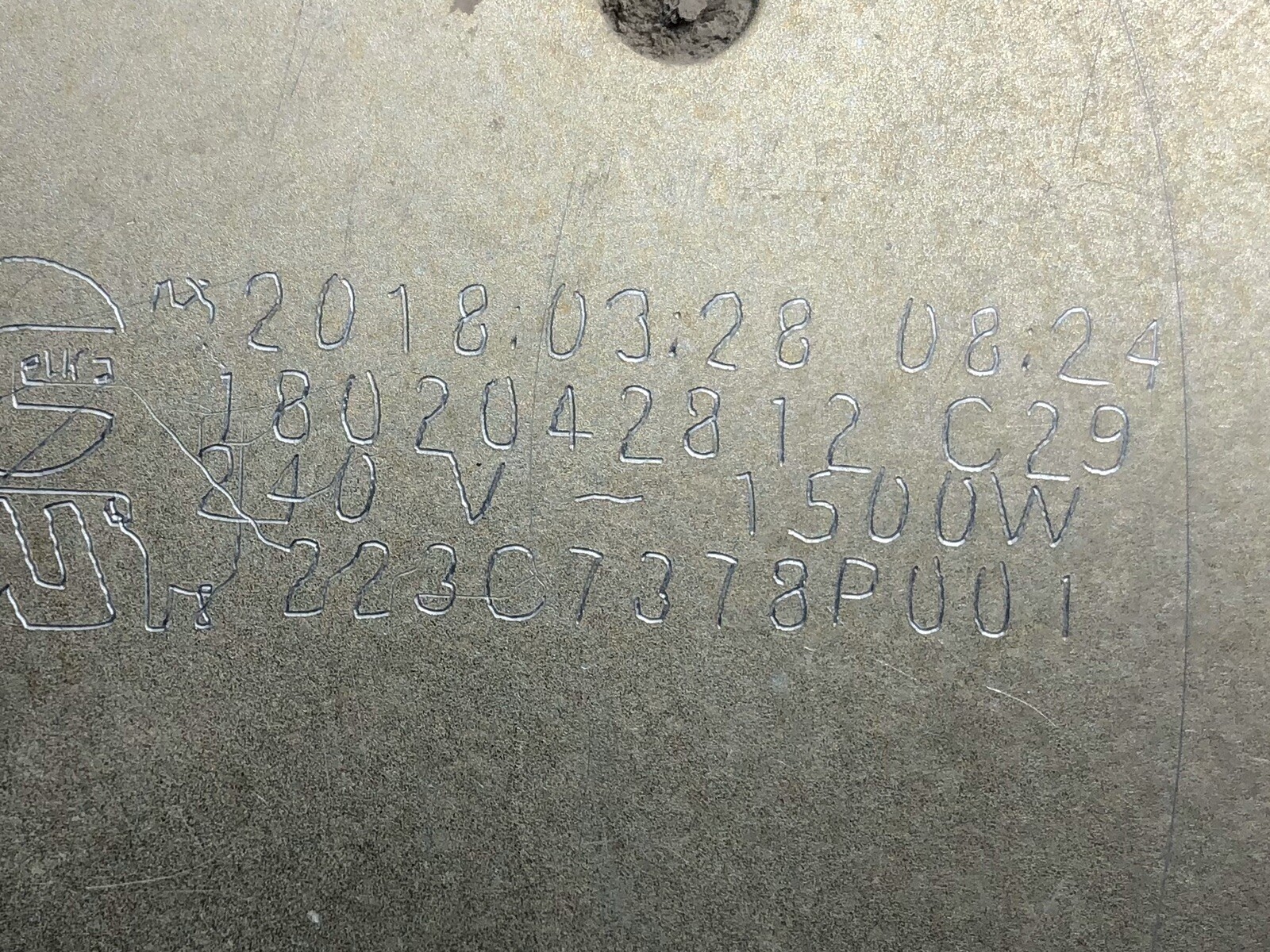 223C7378P001 GE 7” Surface Element 1500W WS01F07200 | eBay