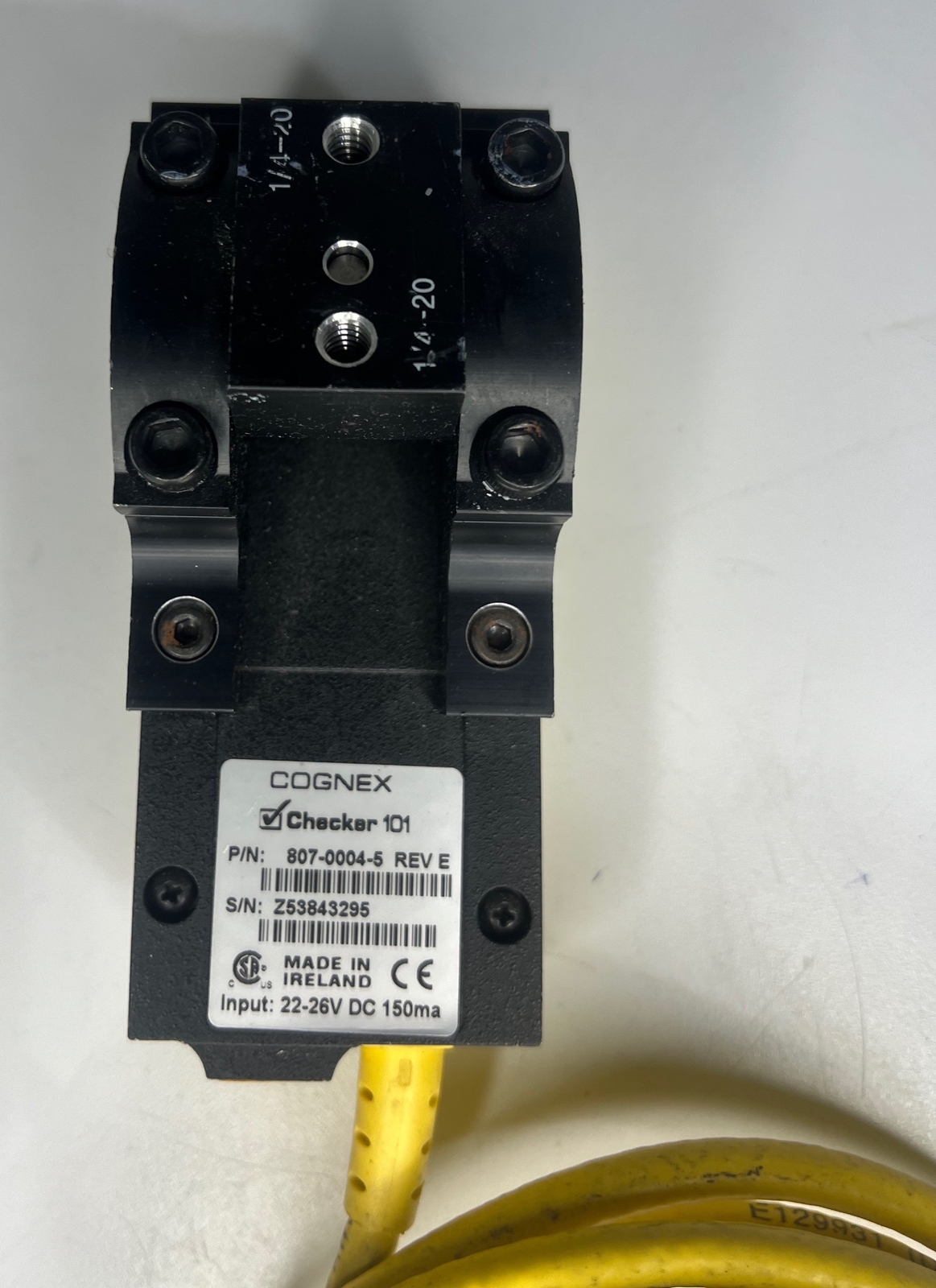 TWO (2) COGNEX Checker 101 Vision DVT Machine Camera 807-0004-5 (USED ...