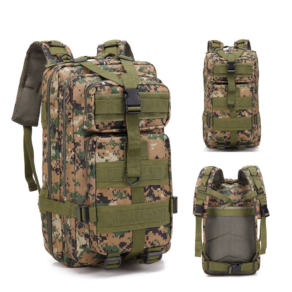 Military Camping Backpack Tactical Molle Travel Bags Outdoor Camping ...