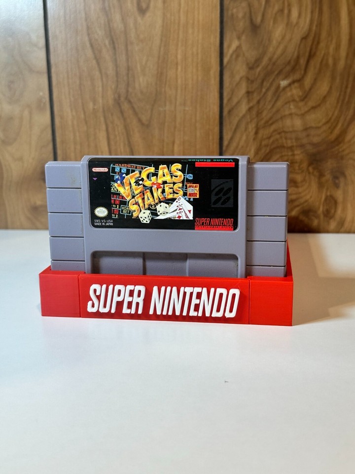 Super Nintendo SNES Game Holder - Tray Holds 10 Game Cartridges ...