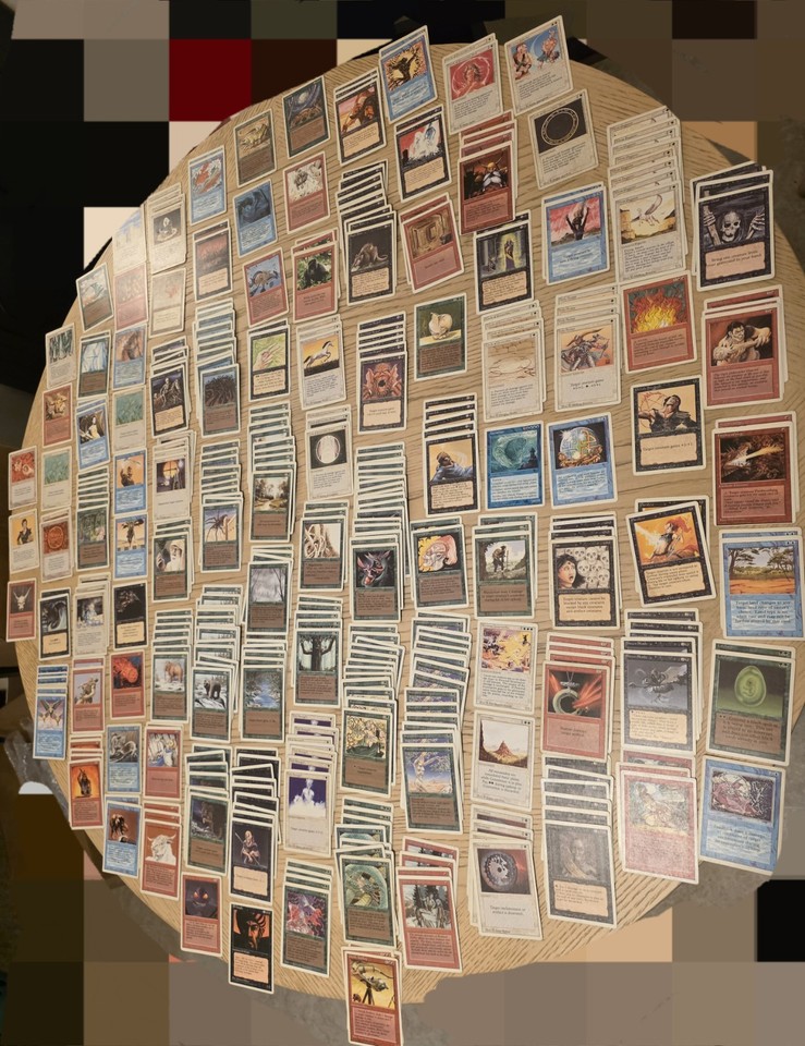 Magic the Gathering Revised and some 4th Edition 1994 – 370 Card Lot | eBay