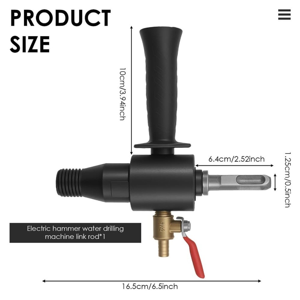 Electric Hammer Water Injection Adapter: Easy Install for Versatile ...