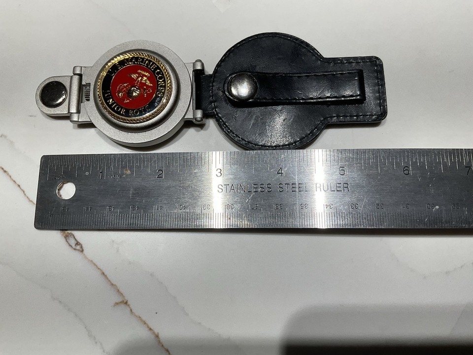 US Marine Corps Junior ROTC Belt Loop Watch USMC JROTC Emblem Quartz | eBay