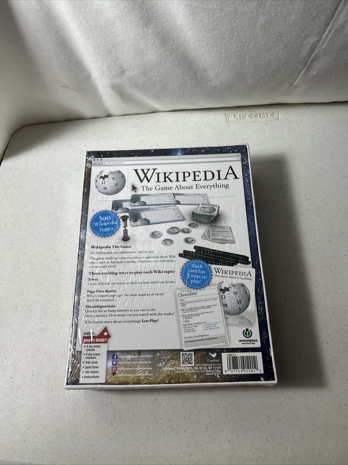 Wikipedia The Game About Everything New Sealed | eBay