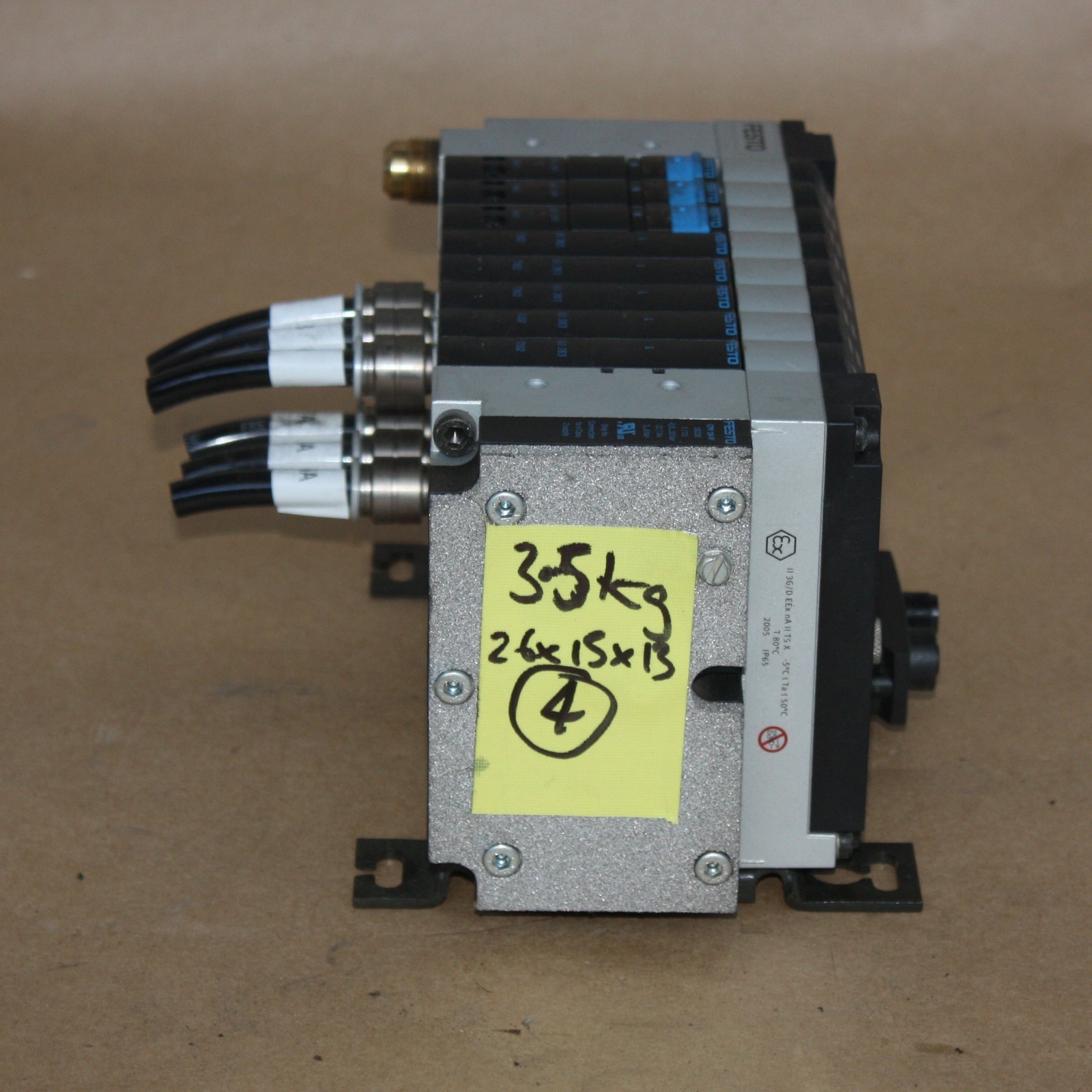 FESTO Pneumatic Solenoid Valve Manifold CPV18-V1 CPV18-GE DN2-8 8 SLOTS ...