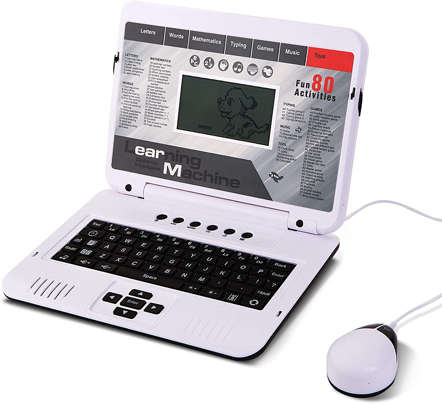 Kids Laptop 80 Learning Modes Educational Learning Computer for Kids ...