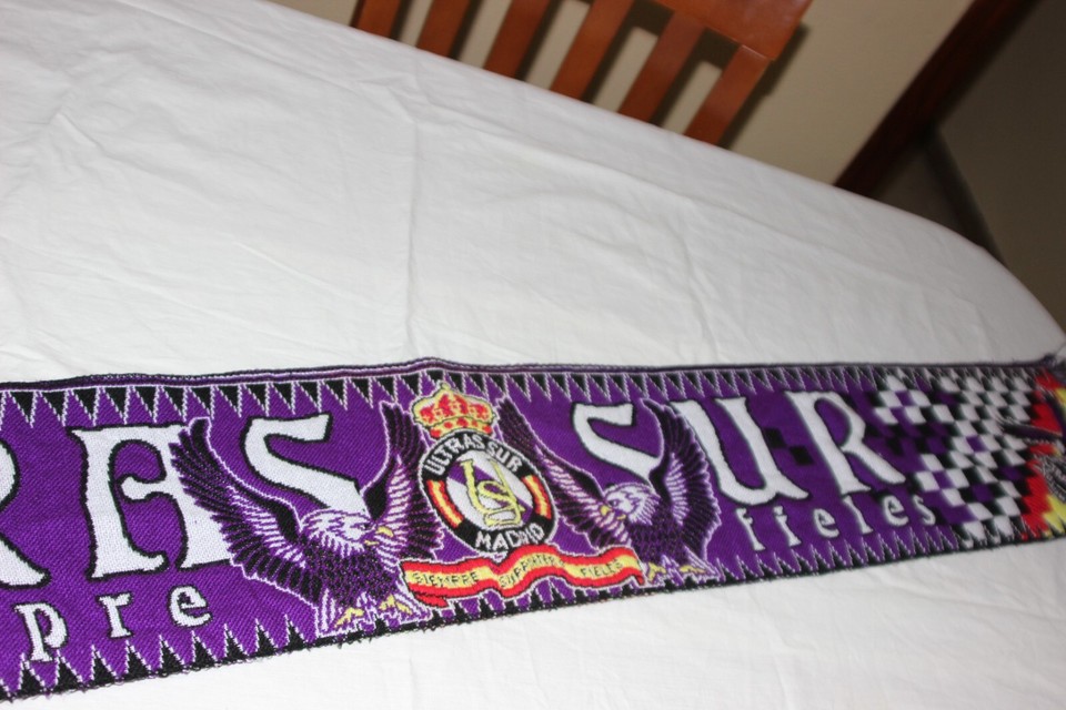 Official Football Scarf Ultras Of Real Madrid Ultras Sur Always ...