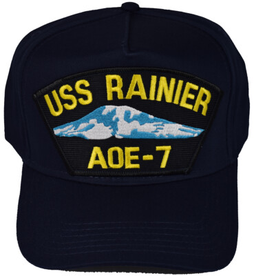 USS RAINIER AOE-7 HAT - NAVY BLUE - Veteran Owned Business | eBay