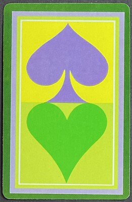 Spade Heart Pips Design Vintage Single Swap Playing Card Queen Diamonds ...