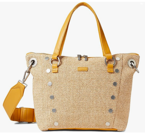 NWT Hammitt Chanterelle Raffi & Leather Medium Daniel Satchel Bag Purse ...