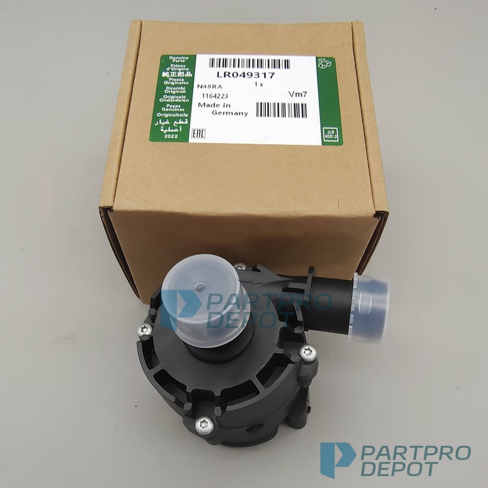 Auxiliary Water Pump LR049317 For Land Rover Range Sport Evoque Velar ...