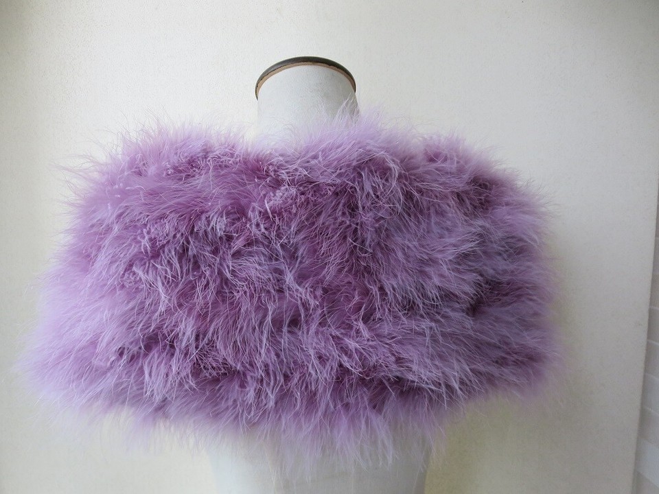 Real Ostrich Feather Fur Shrug Cape Bride Wedding Party Shawl Wrap ...