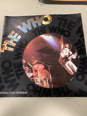 The Who 1974 Official Tour Program | eBay