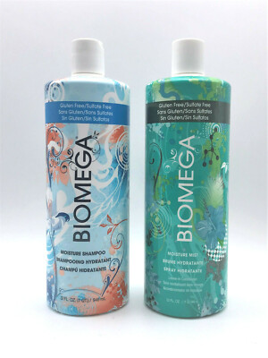 Aquage Biomega Moisture Shampoo & Moisture Mist Conditioner 33.8 oz Duo ...