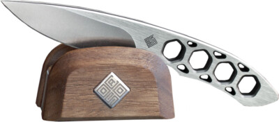 Ocaso Duo Desk Skeletonized Stainless Spear Point Fixed Blade Knife ...