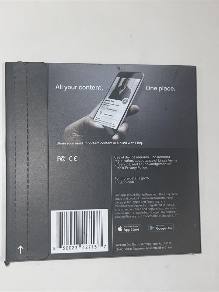 Linq Digital Business Card - Smart NFC Contact and Networking Card ...